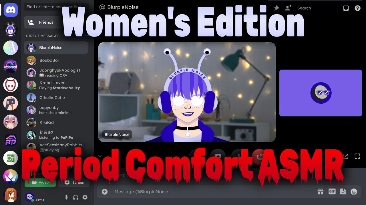 CYOA ASMR 🩸 Period Comfort Video Call ♀️ [m4f] [nb4f] - YouTube