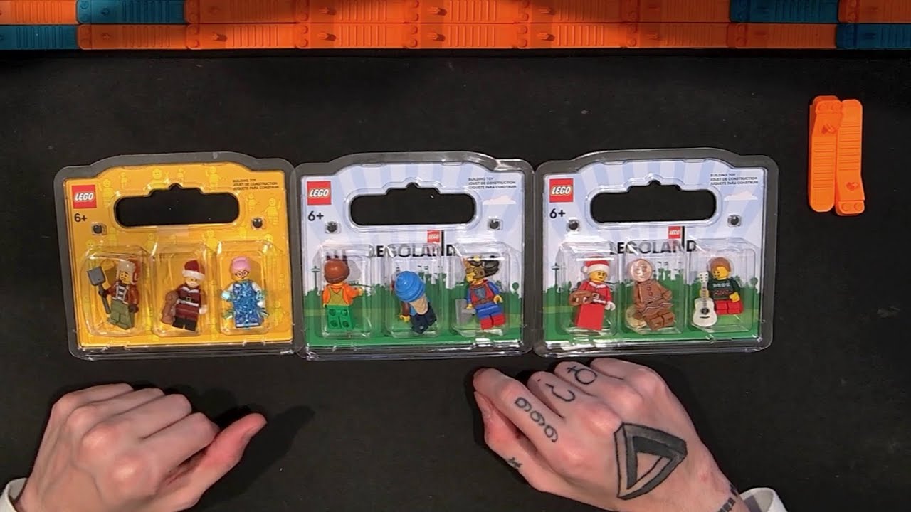LEGOLAND Build-A-Minifigure Pre-Build Packs Close Ups and Reviews! Nice ...