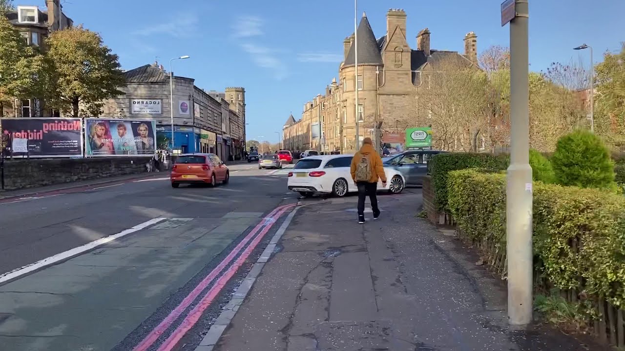 Windy morning in Edinburgh Scotland || November 2020 - YouTube