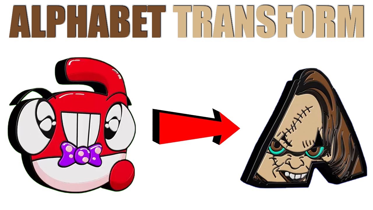 Alphabet Lore Transform - Alphabet Baby vs Monsters - YouTube