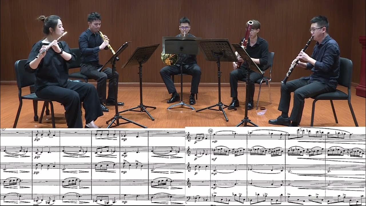 [Woodwind quintet]La cheminée du roi René, Op. 205 - 7.Madrigal nocturne - YouTube