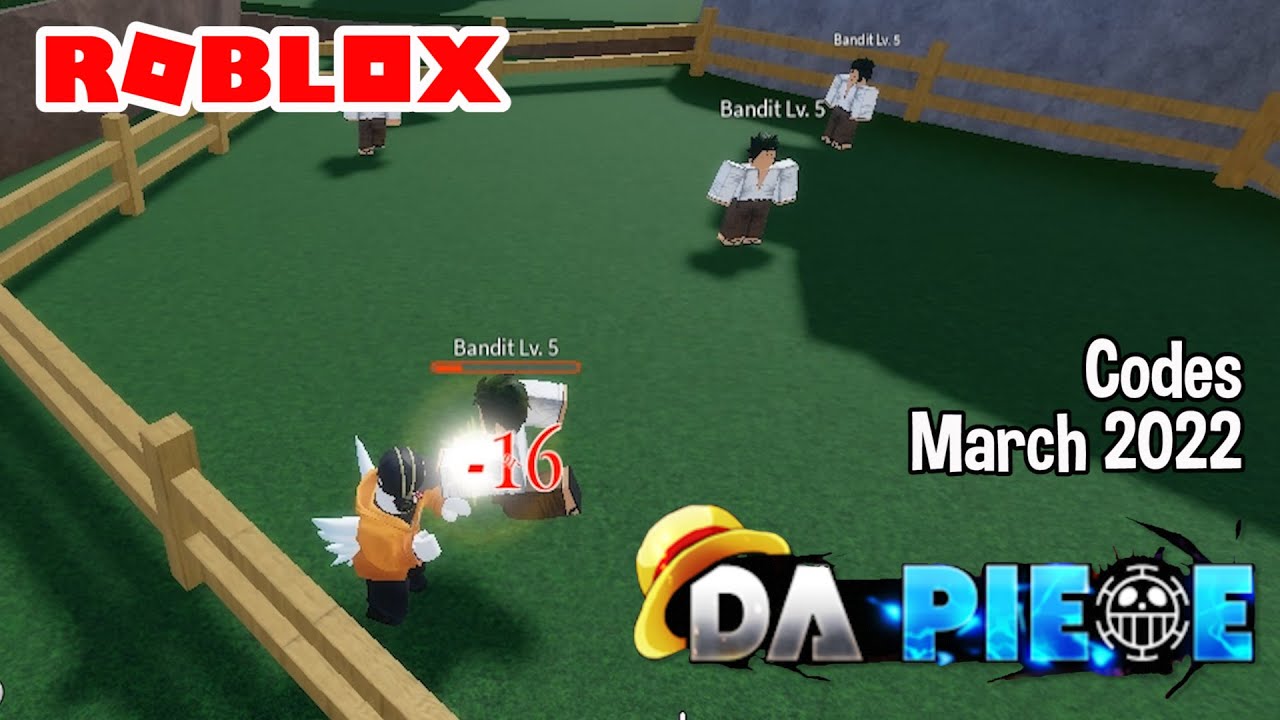Roblox Da Piece New Codes March 2022 - YouTube