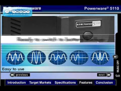 Eaton Powerware 5110 UPS - YouTube