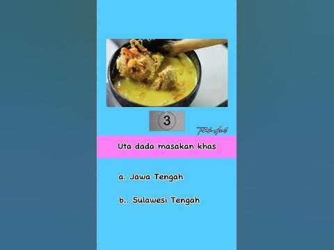 Uta dada masakan khas - YouTube