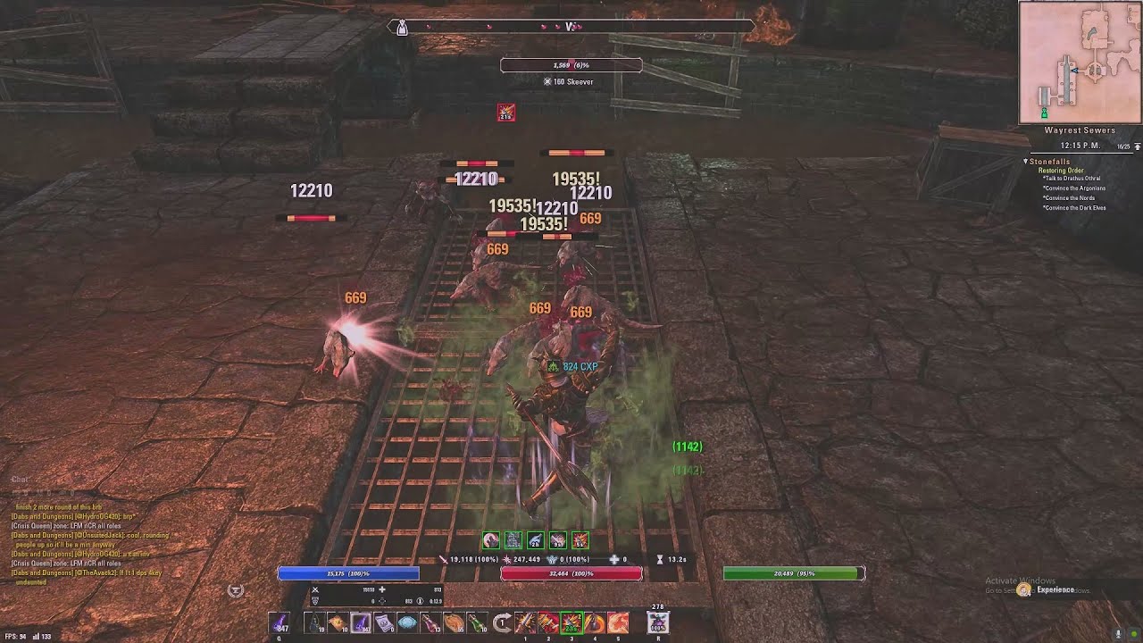 Elder Scrolls Online Wayrest Sewers I DK Solo - YouTube