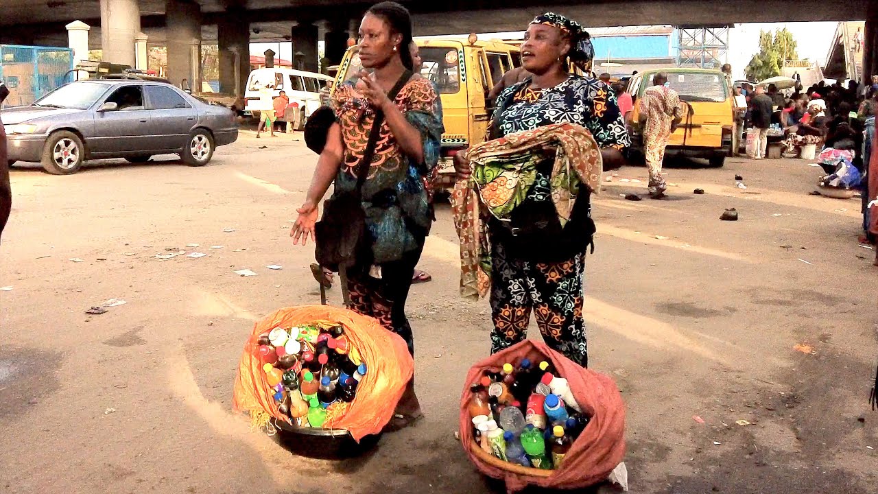 Lagos Nigeria 4k - Street Scenes in Extremely busy African City - YouTube