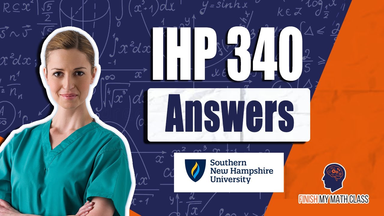 IHP 340 Answers, SNHU: Statistics for Healthcare Professionals ...