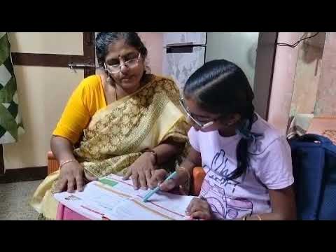 Teaching English Grammar to my student who is in 7th std@Saraswathi Online Home Tutor-Chennai ...