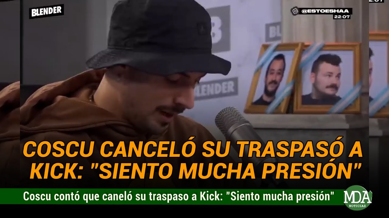 COSCU CANCELÓ su ÉPICO STREAM en KICK: “Sentí que iba a FRACASAR” - YouTube