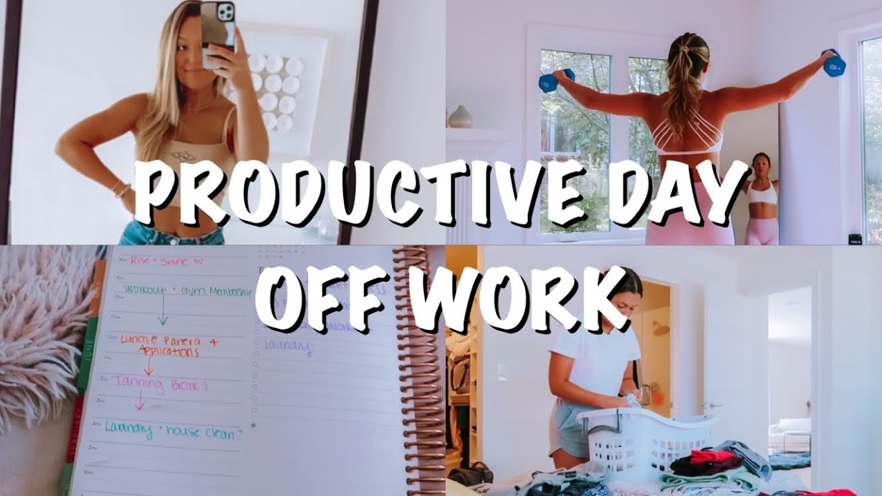PRODUCTIVE DAY OFF WORK: completing my to-do list & enjoying my day ...