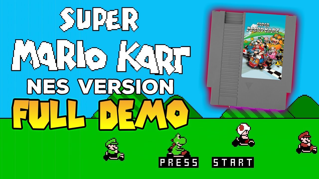 Mario Kart In 8-bit - Full Demo Playthrough - YouTube