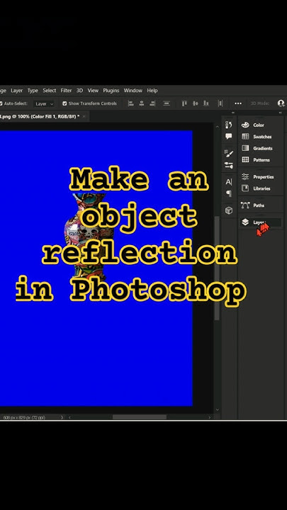 Photoshop 2025 tips- how to create an object reflection in Photoshop 2025 #photoshop #tutorial ...