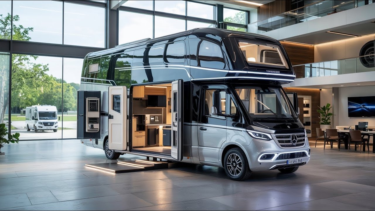 Luxury Mercedes-Benz Motorhome Cockpit with a Scenic View - YouTube