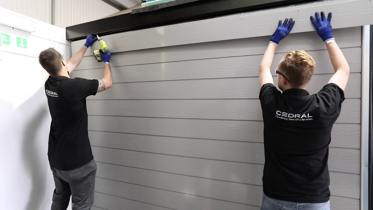 Cedral Click Hoofdstuk 7: Cedral Click-planken monteren - YouTube