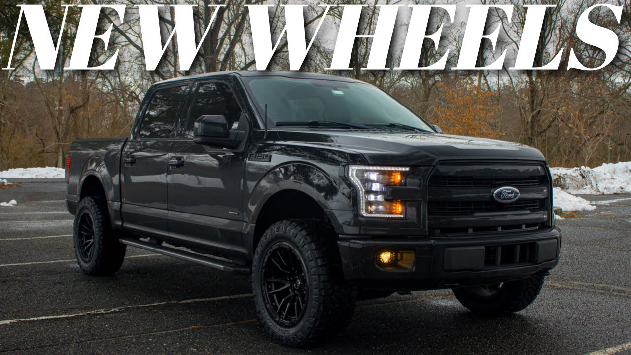 Installing NEW Wheels and 2.5” Level Kit On My F150 | FUEL + NITTO ...