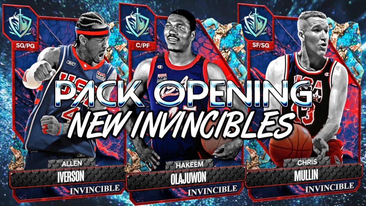 PACK OPENING FOR NEW INVINCIBLE HAKEEM OLAJUWON, CHRIS MULLIN, Allen ...