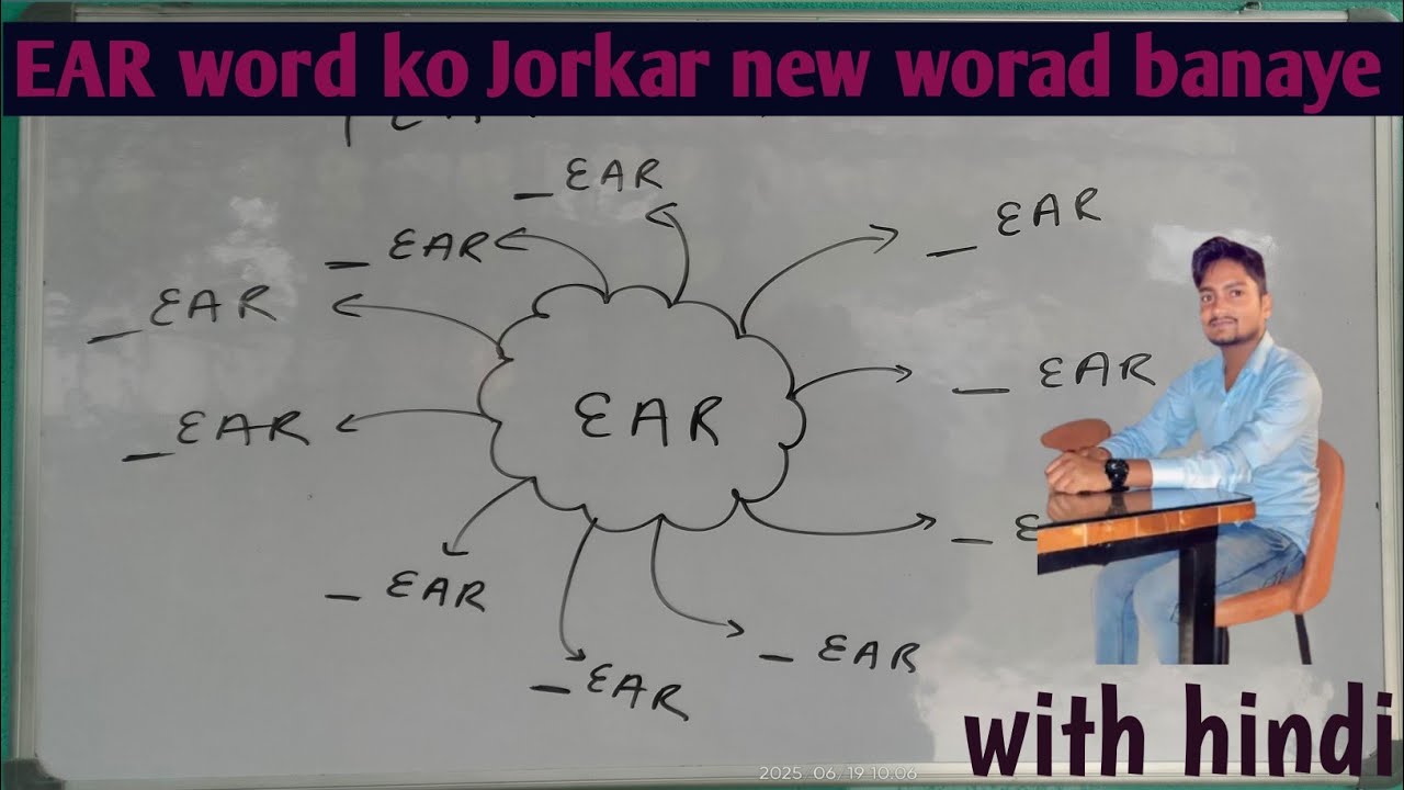 Ear Me Latter Jorkar Nya Words Kaise Banaye || Ek Word Se Nya Words ...