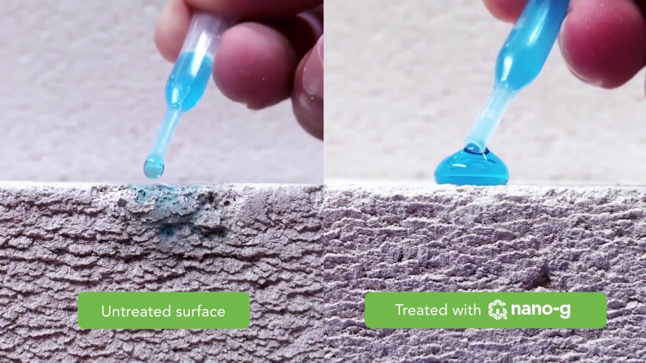 How It Works | Nano-G Nanotechnology Hospital-grade Waterproofing - YouTube