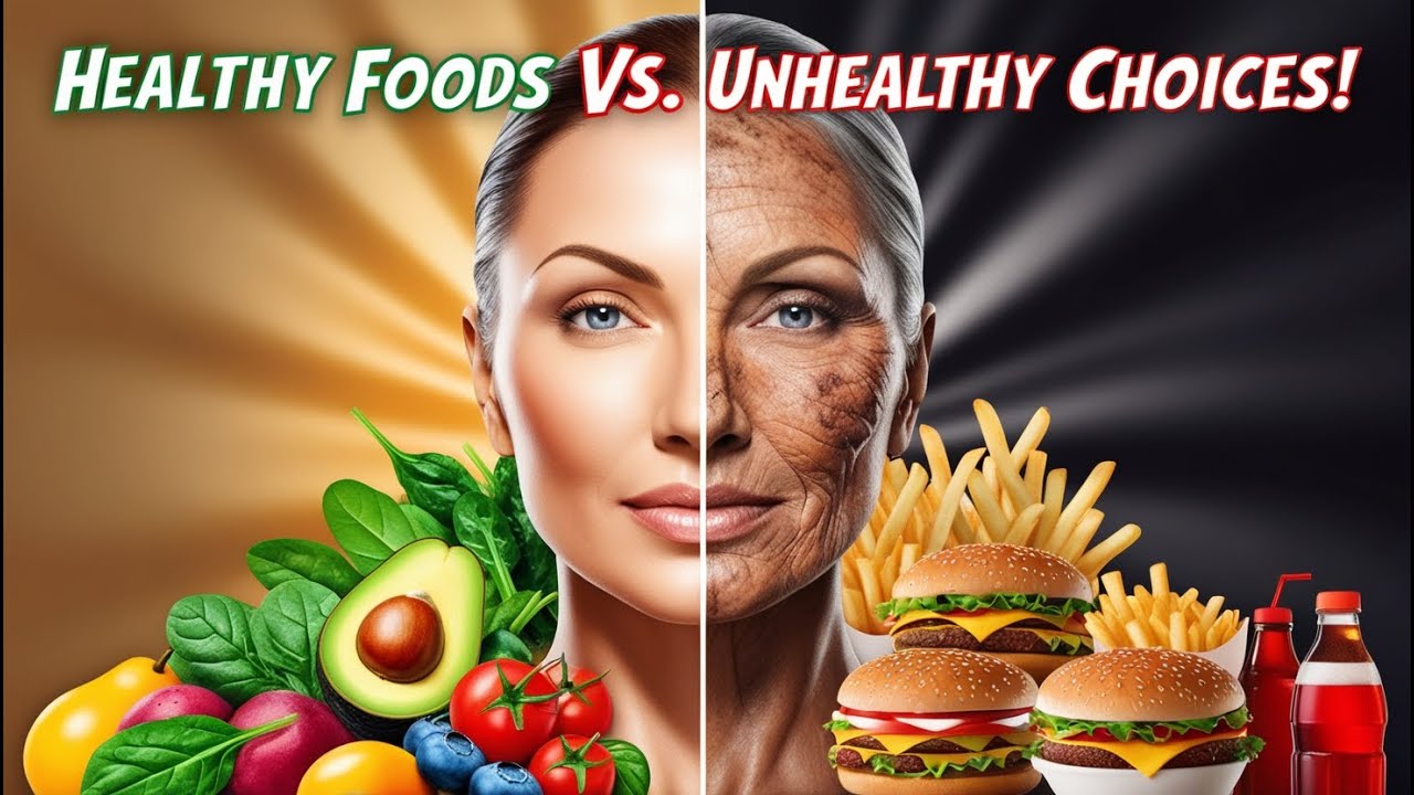 Healthy Foods vs. Unhealthy Choices: The Shocking Impact on Your Skin ...