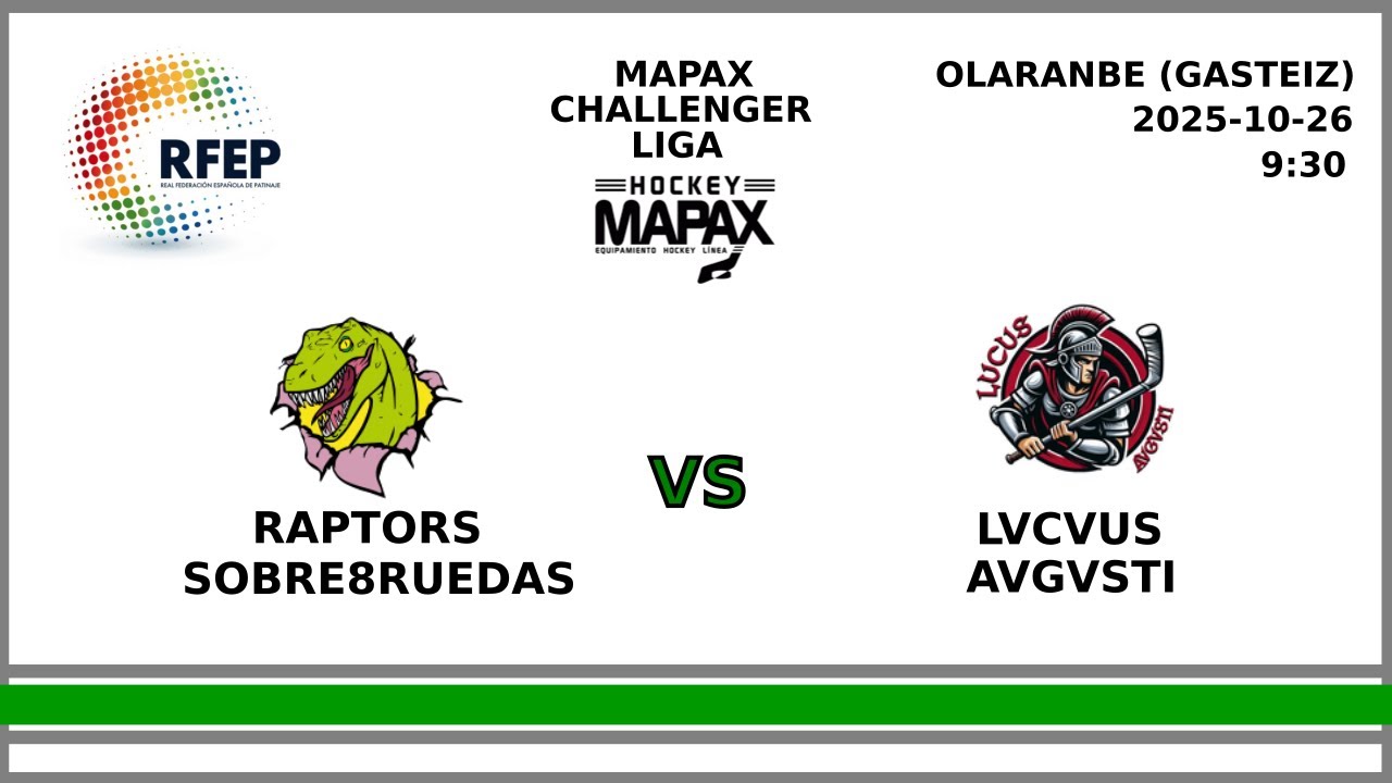 2025-10-26 Mapax Liga. 01. RAPTORS vs LVCVUS - YouTube