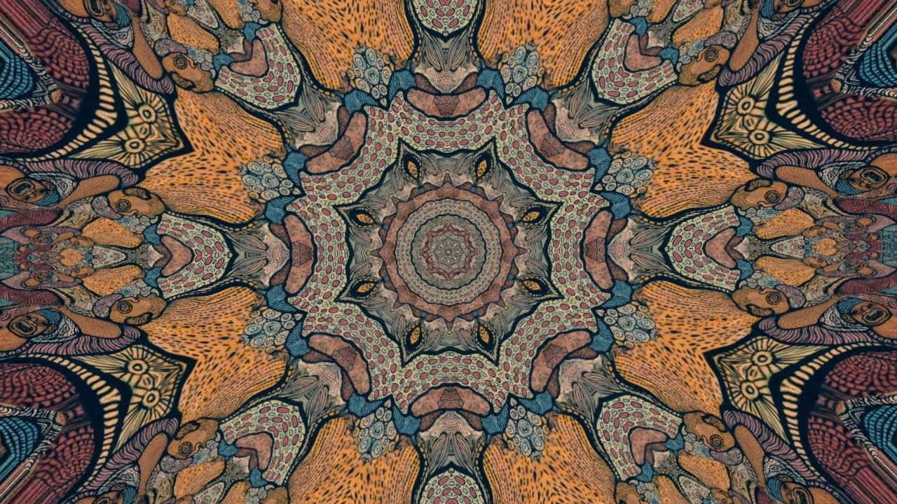 African Mandala. Audiovisual art, video art, ambient synthesisers - YouTube