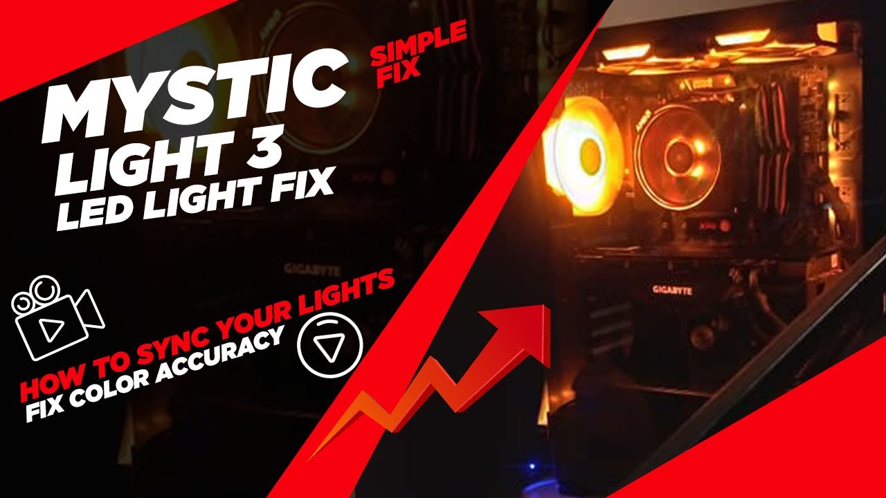 MYSTIC LIGHTS 3.0 - HOW TO FIX INACCURATE COLOR - FT. HA-01 FAN HUB AND ...