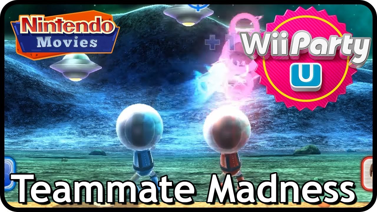 Wii Party U: Teammate Madness (2 players, No Computers) - YouTube