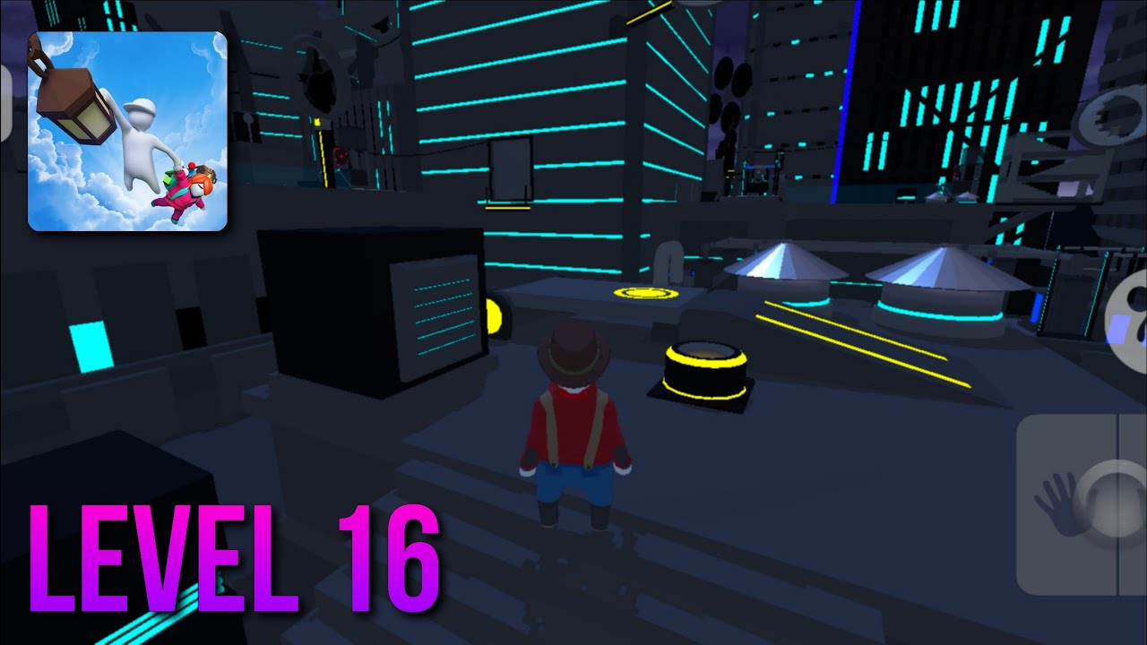 Human Fall Flat Mobile | Gameplay Walkthrough - (Level 16 : City) - YouTube