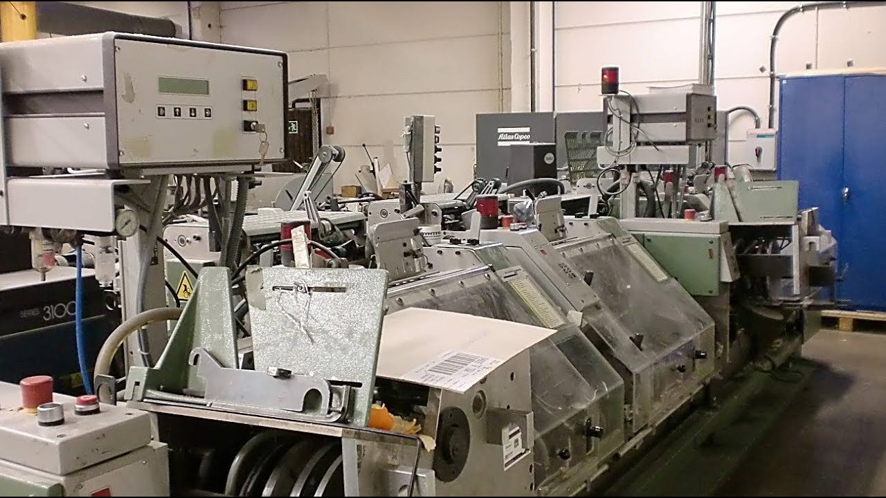1998 Muller Tempo Type 410 Saddle Stitcher Part 1 - YouTube