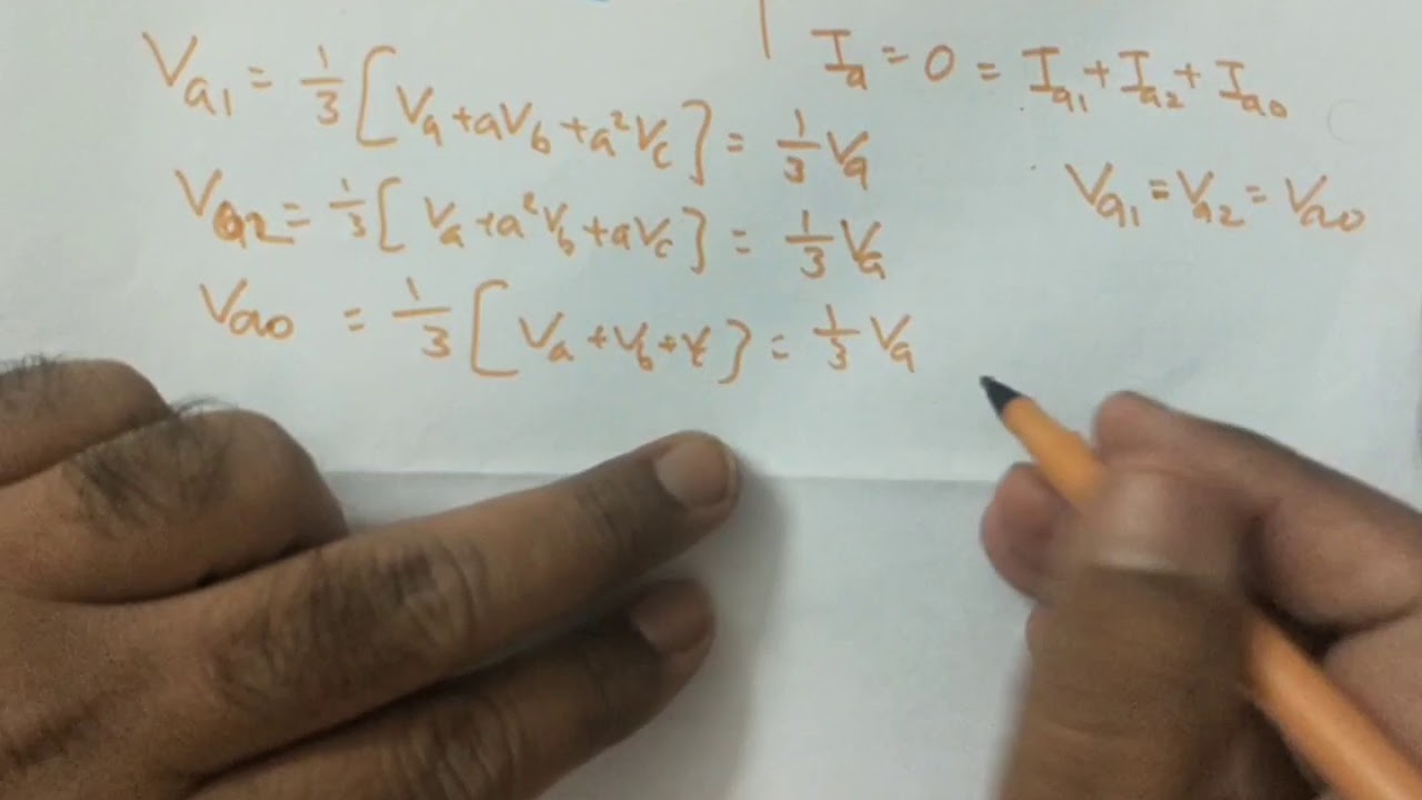 Open conductor fault : one conductor open fault (series fault) - YouTube