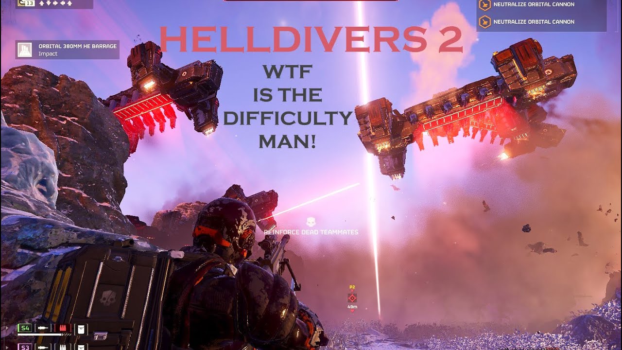 HELLDIVERS 2 WTF IS THIS DIFFICULTY MAN! - YouTube