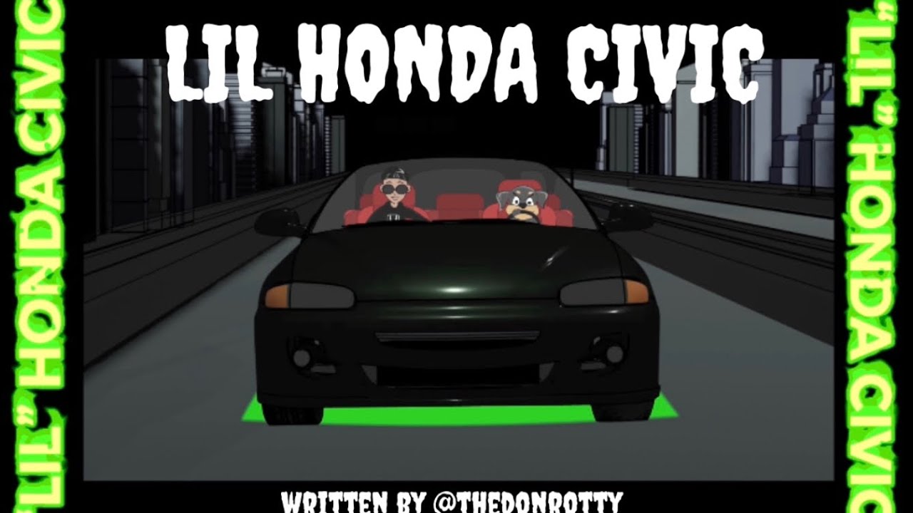 LIL HONDA CIVIC CARTOON / ANIMATION TRAILER CARTOON🎶 #LilHondaCivicTv🏎💯 ...