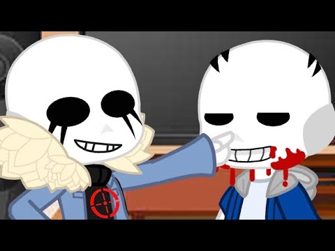 Sans AUs react to The Maniac’s Fury | Nightmare’s gang - YouTube