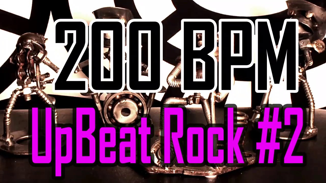 200 BPM - Upbeat Rock #2 - 4/4 Drum Beat - Drum Track - YouTube