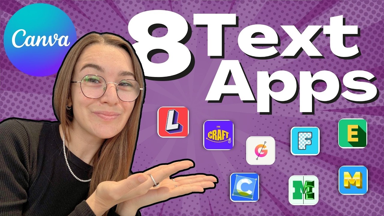 8 Text Canva Apps You NEED to Know | Text in Canva From Zero to Hero ...