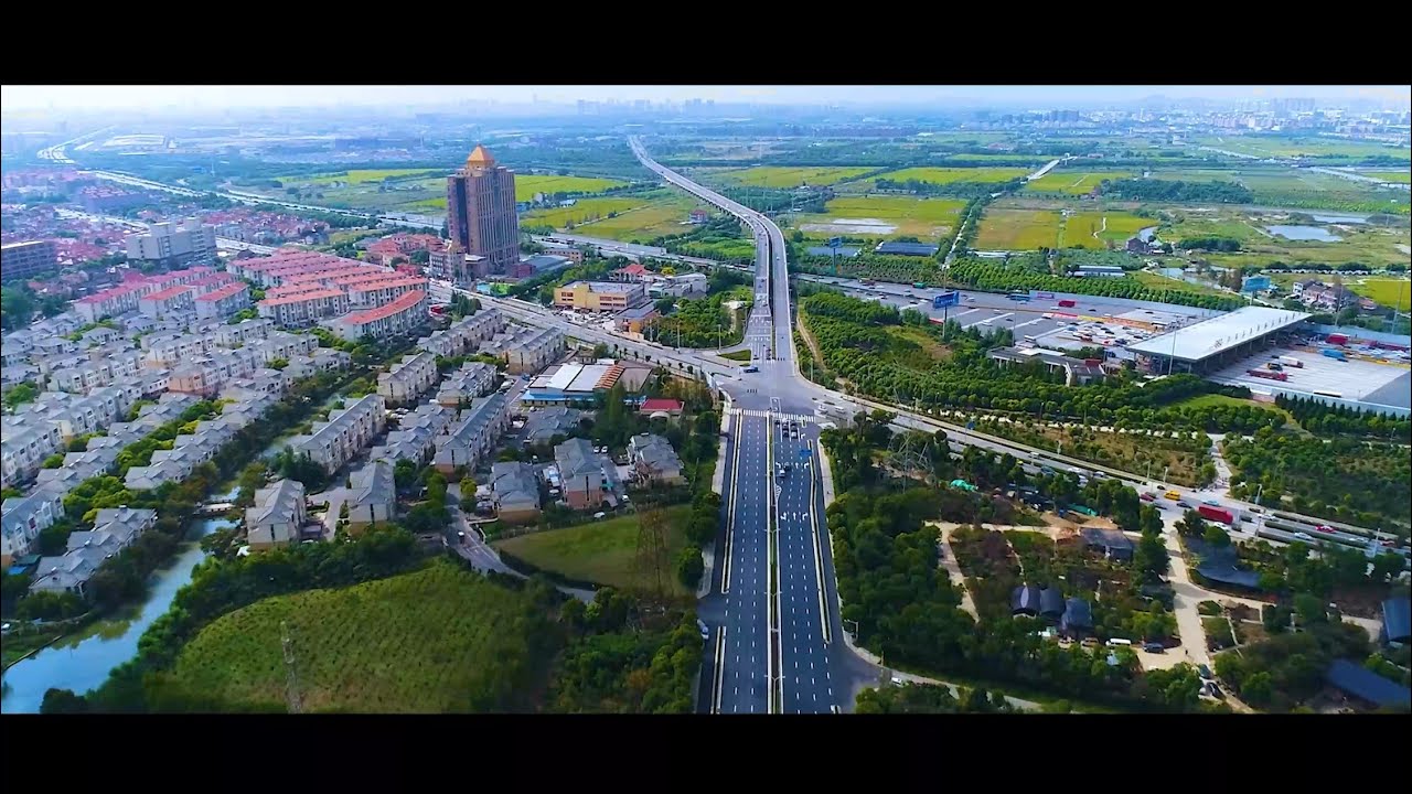 Seeing Songjiang from the air -- Xinqiao Town - YouTube
