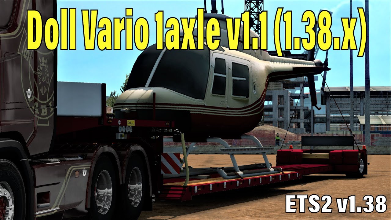 Doll Vario 1axle v1.1 (1.38.x) / Euro Truck Simulator 2 / Logitech G29 ...