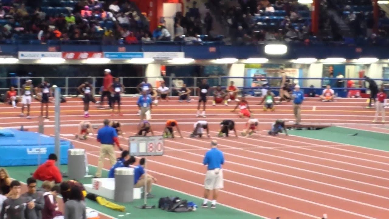 60 Meter Dash-New Balance Nationals 3/15/14 Prelim - YouTube
