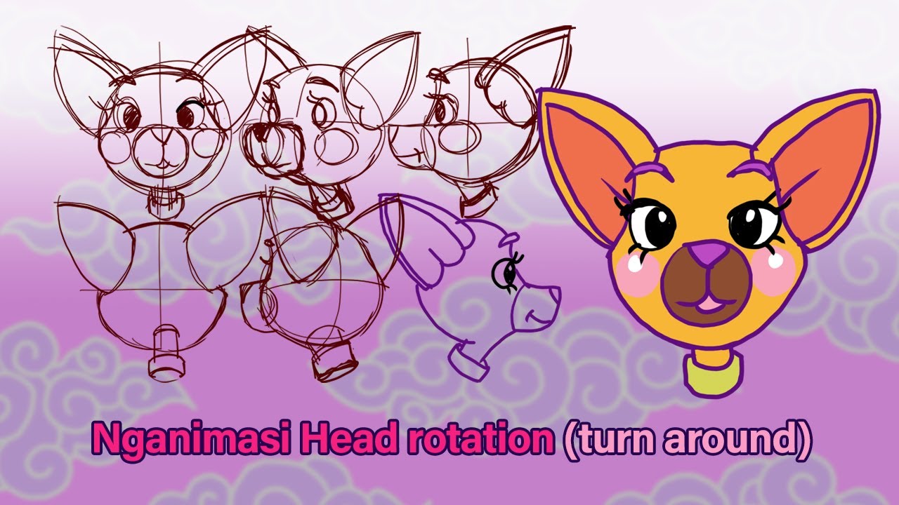Nganimasi Head Rotation | Adobe Photoshop | 2D animation tutorial - YouTube