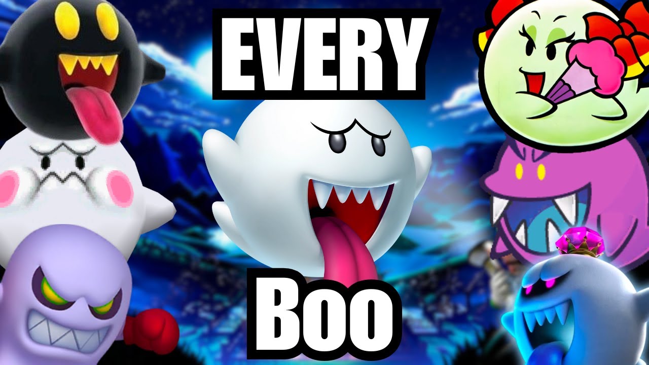 The Many Boo Variants of the Mario Franchise - YouTube