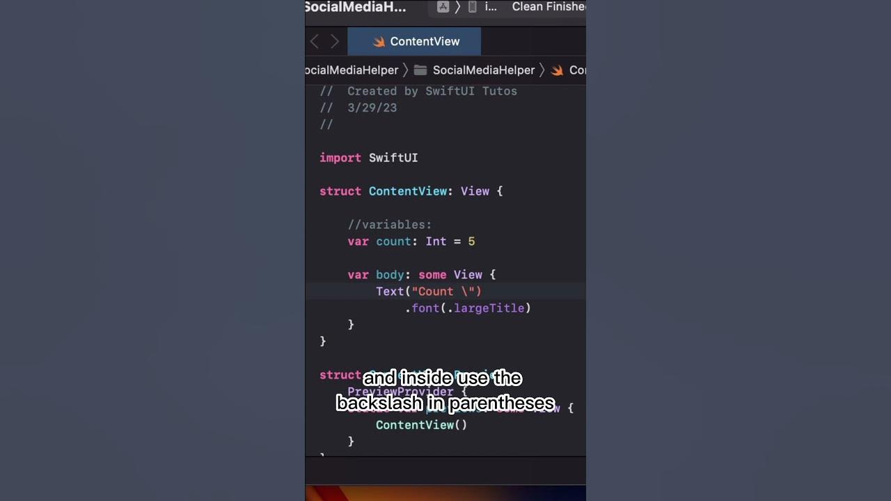 Displaying Things Not Strings Swiftui Iosdevelopment Shorts Youtube
