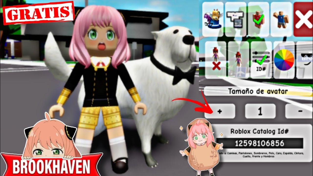 Cómo Hacer a Anya en Brookhaven 🌸 ~Gratis~Codigos para Brookhaven ...