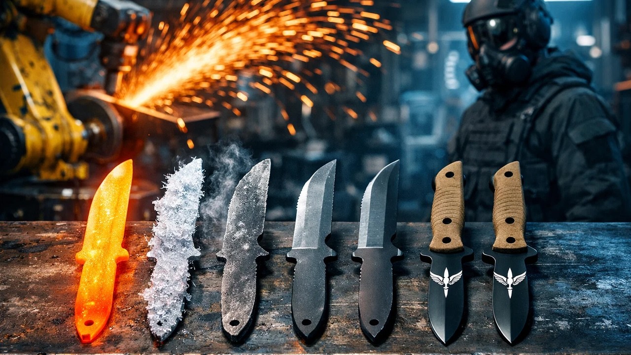 Inside an Israeli Sayeret Matkal Combat Knife Factory: From Steel to ...
