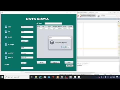 Aplikasi Pembayaran SPP berbasis JAVA - YouTube