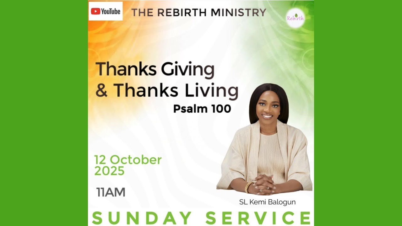 Sunday Service - Thanks Giving & Thanks Living - YouTube