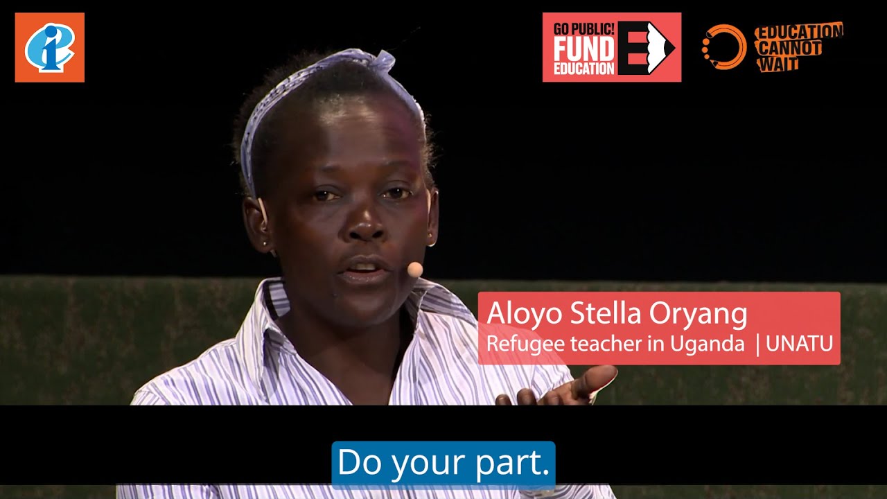 Aloyo Stella Oryang - Education cannot wait. - YouTube