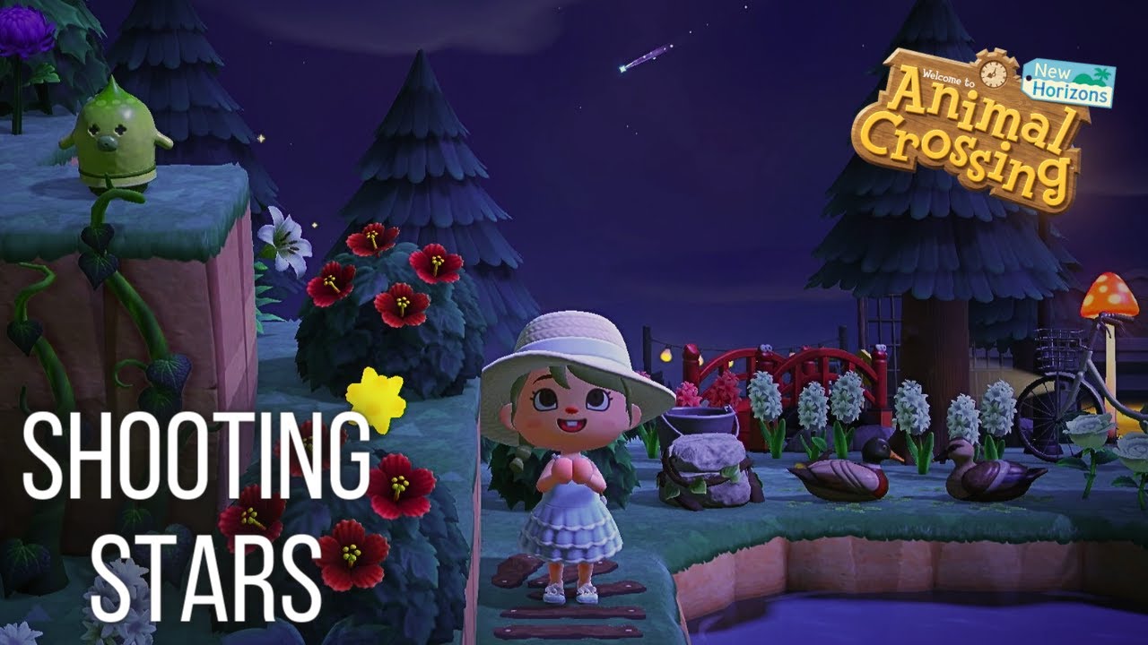 Scout for Shooting Stars with me - ACNH (no commentary) relaxing study ...