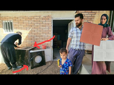 Isa and Fatima's efforts to renovate the old house and Fatima's efforts to earn money from sewing 