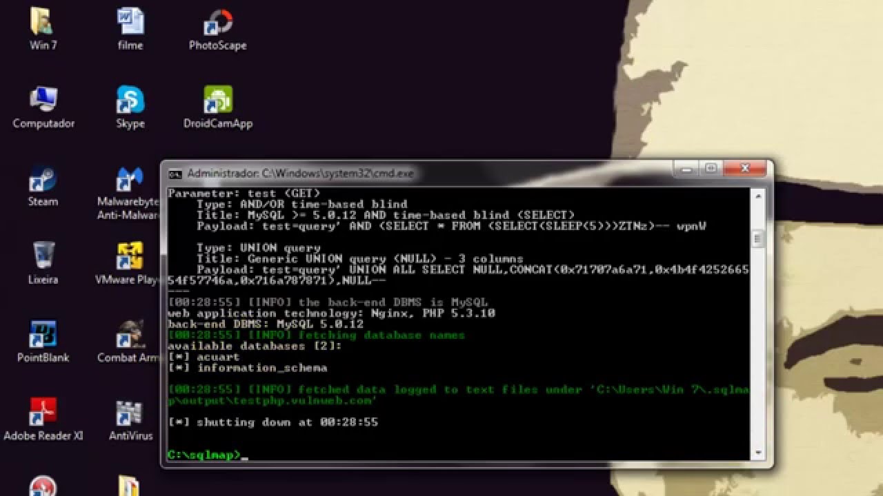 Instalação SQLMAP no Prompt de Comando (CMD) - YouTube