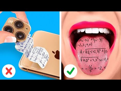 SCHOOL HACKS THAT WILL SAVE YOUR LIFE! || First to Finish Art School ...